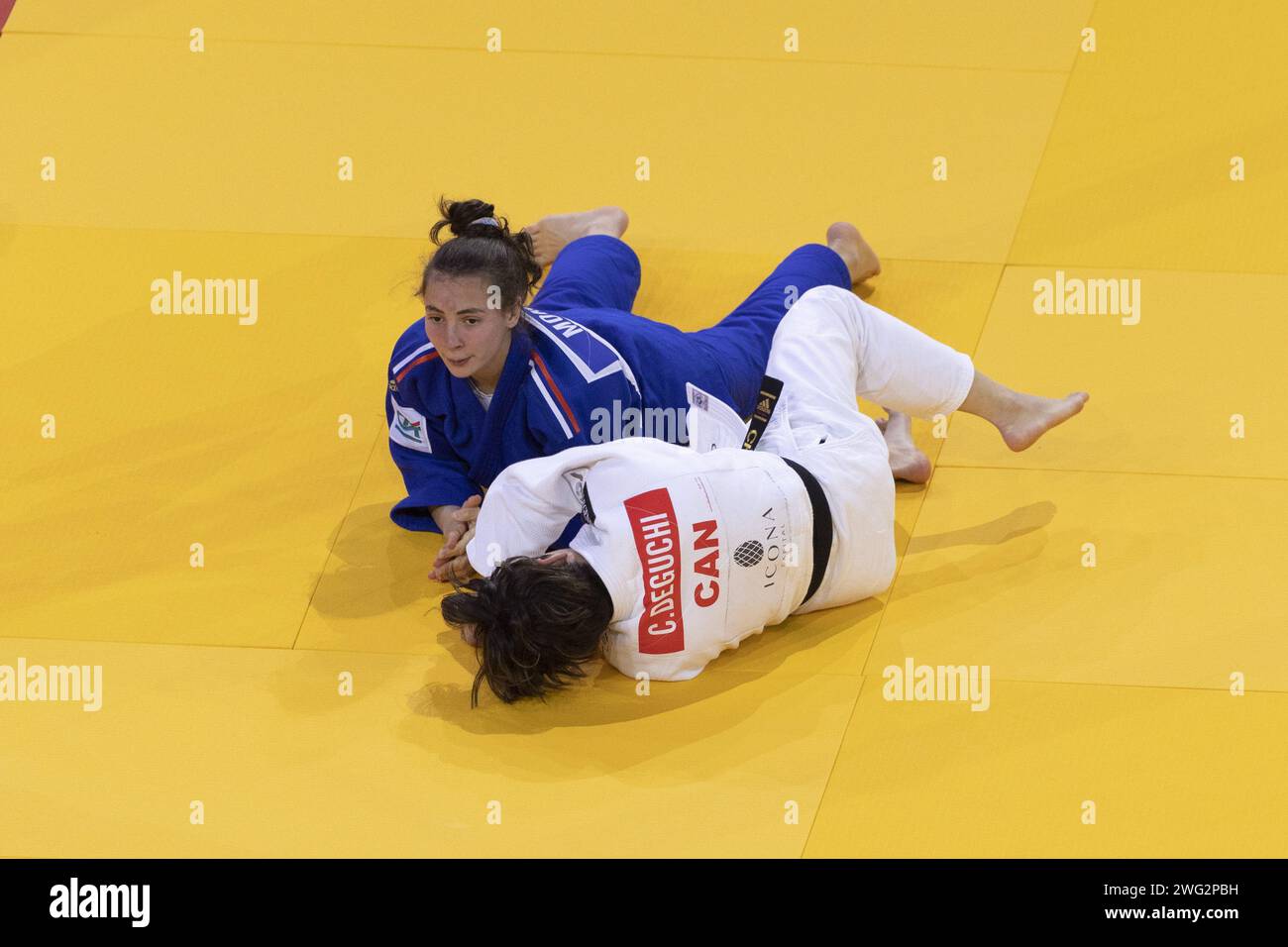 MOKDAR FAIZA (FRA) (PARIS SAINT GERMAIN JUDO 75) won the gold medal ...
