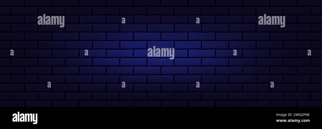 Neon light brick pattern wall background. Stone brickwall texture ...