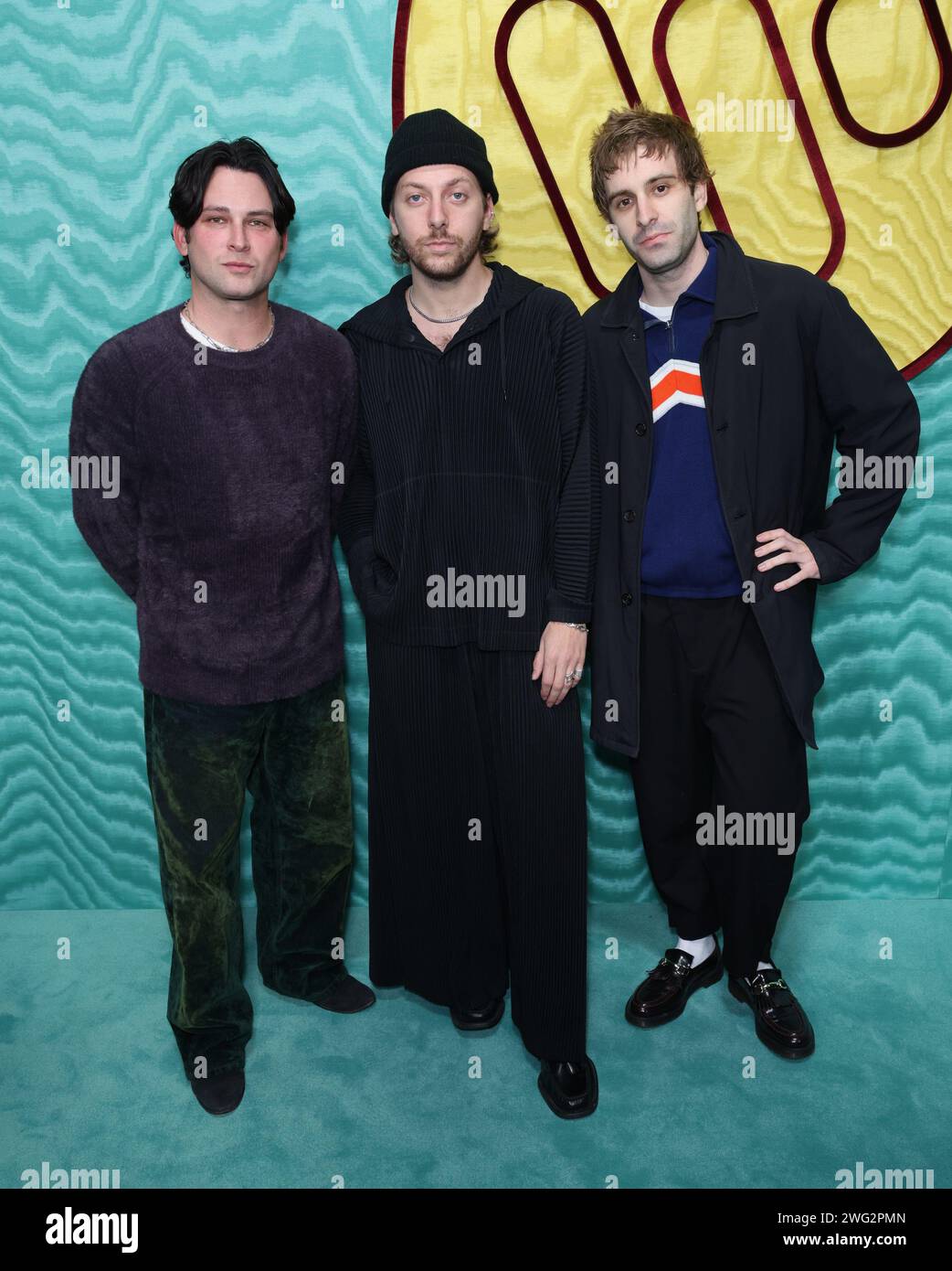 Los Angeles, USA. 01st Feb, 2024. The Marias - Edward James, Josh ...