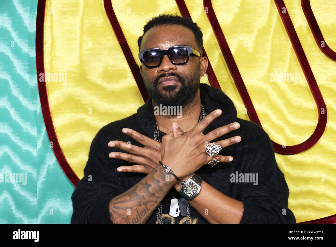 Los Angeles, USA. 01st Feb, 2024. Fally Ipupa attends the 2024 Warner ...