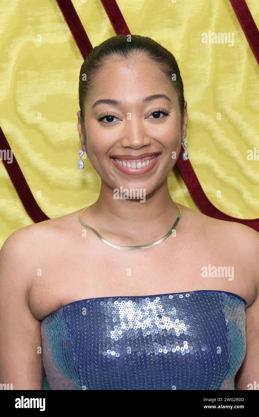 Los Angeles, USA. 01st Feb, 2024. Jasmine White attends the 2024 Warner ...