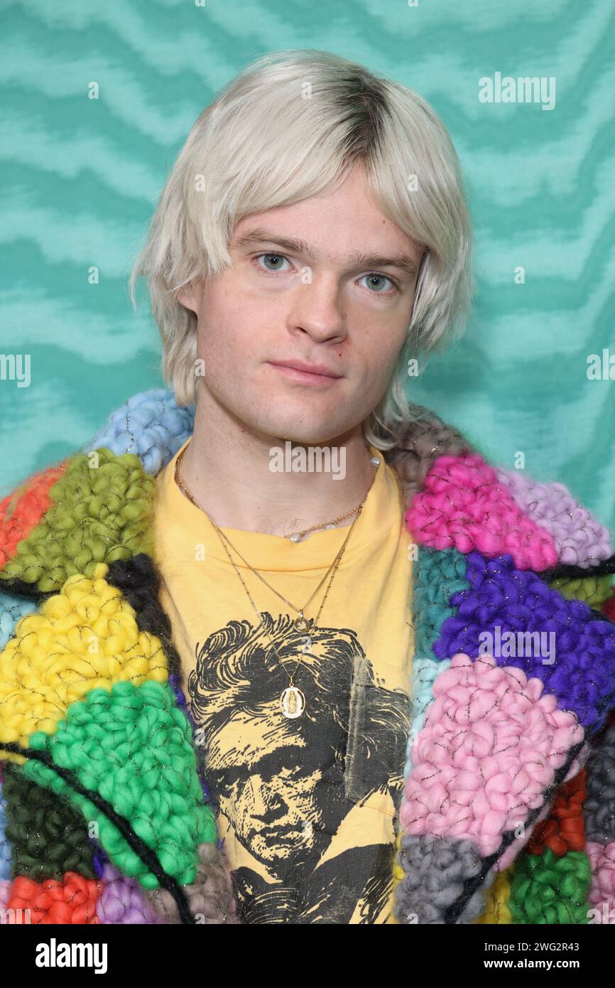 Los Angeles, USA. 01st Feb, 2024. Jake Wesley Rogers attends the 2024 Warner Music Group Pre ...