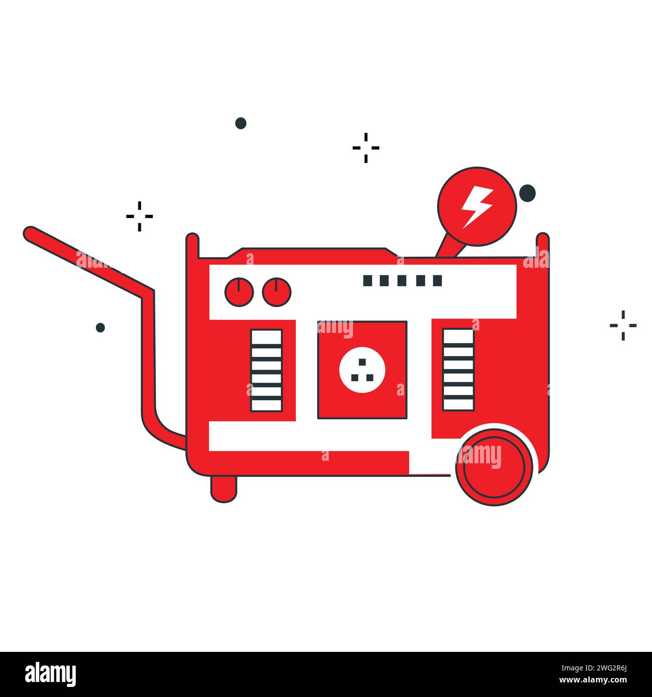 Electric generator Stock Vector Images - Alamy