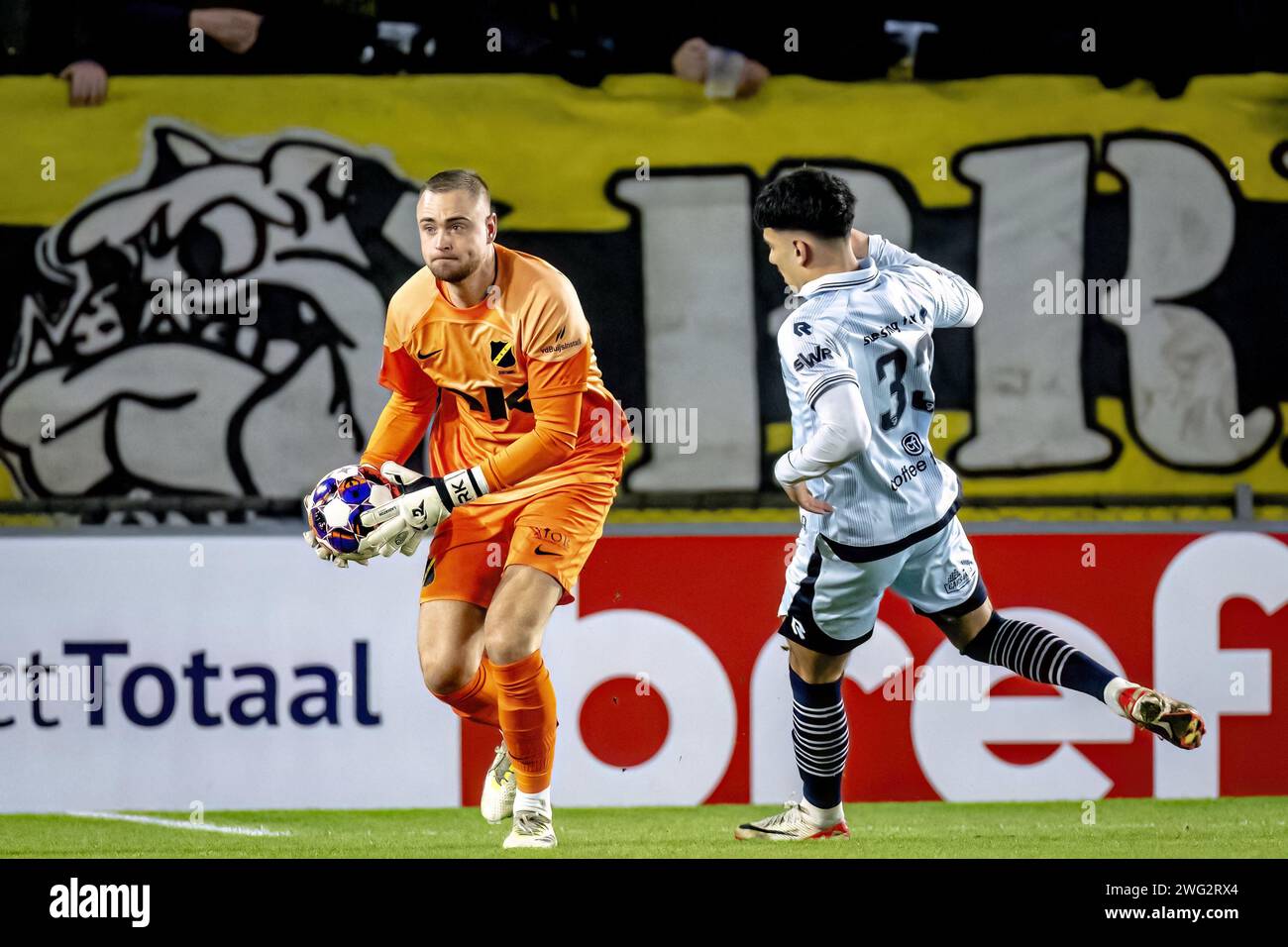 BREDA, Netherlands. 02nd Feb, 2024. football, Rat Verleghstadium ...