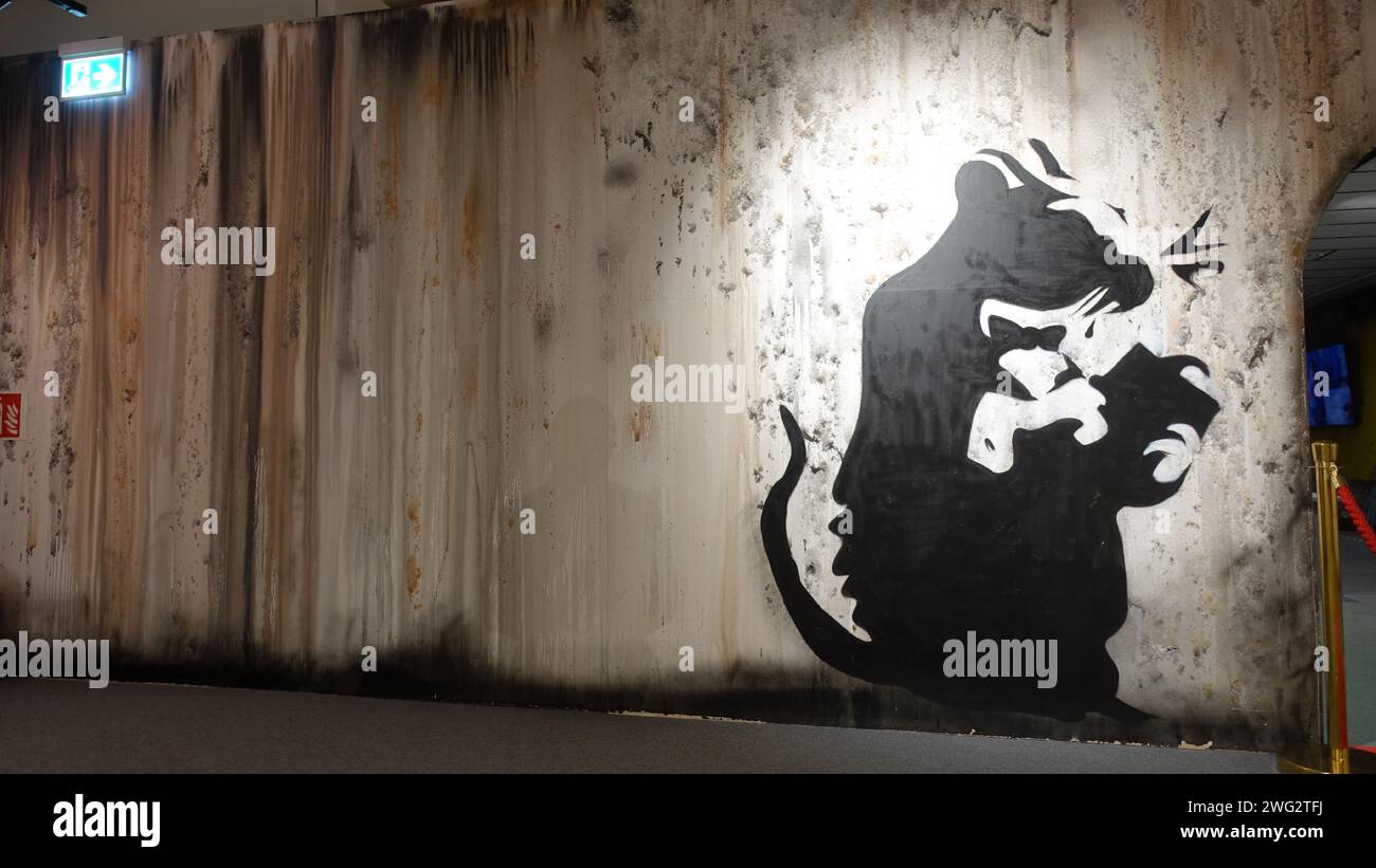 Stockholm, Sweden, December 29 2023. Art exhibition. The mystery of ...