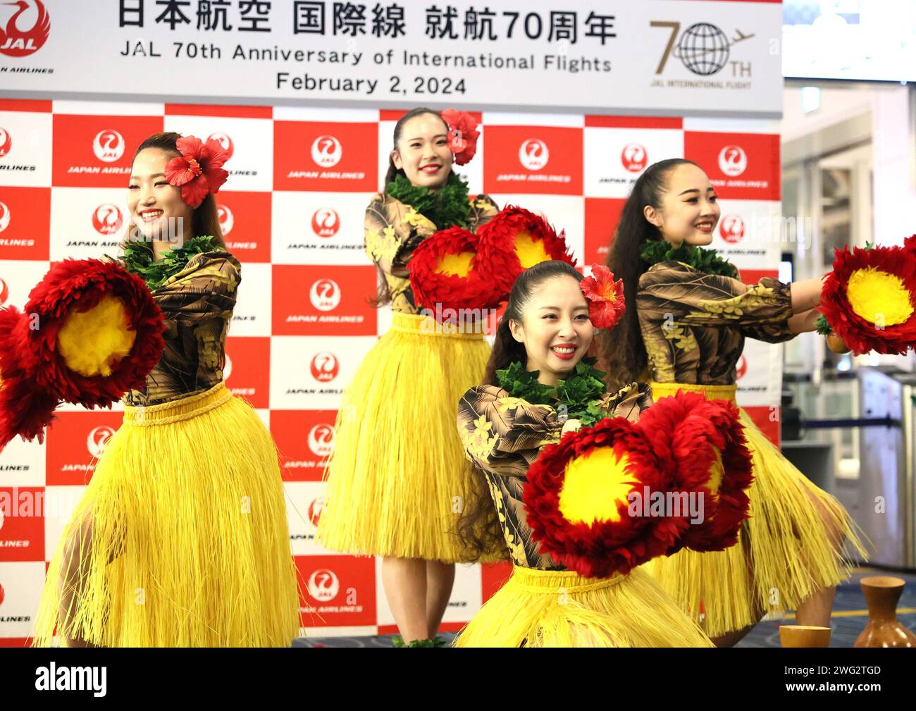 Tokyo, Japan. 2nd Feb, 2024. Japan Airlines (JAL) president Yuji ...