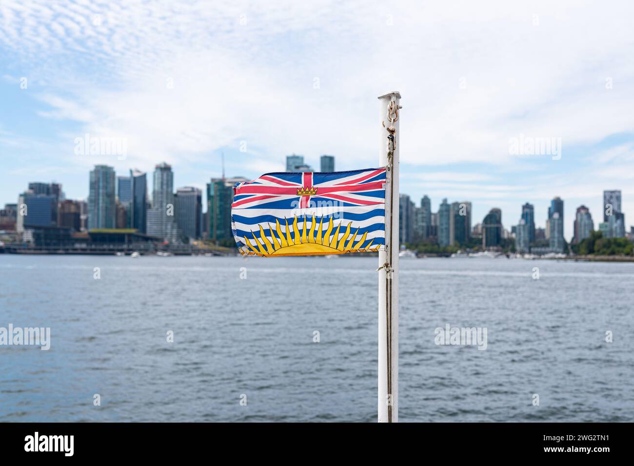 British columbia flag hi-res stock photography and images - Alamy