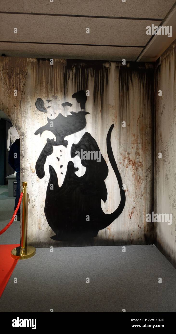 Stockholm, Sweden, December 29 2023. Art exhibition. The mystery of ...