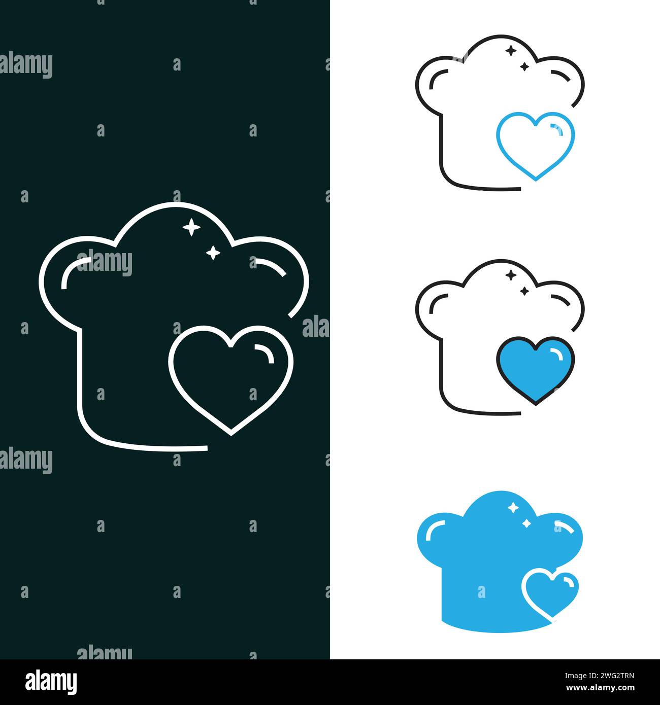 "Chef Hat Vector Illustration Icon Design Stock Vector Image & Art - Alamy