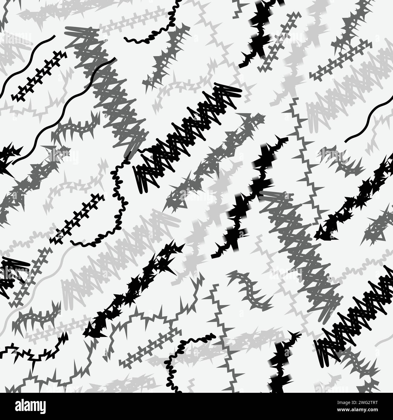 Grunge geometric seamless pattern. Geometric texture. Repeated printing ...