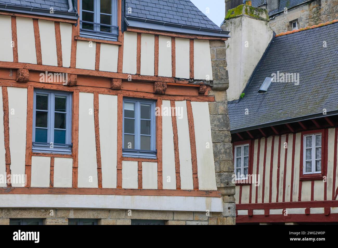 Fachwerkhäuser Place Terre au Duc, Quimper, Departement Finistere Penn ...