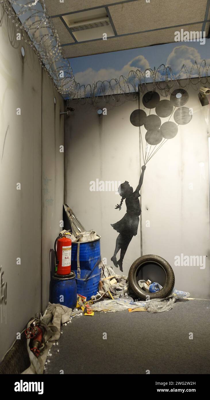 Stockholm, Sweden, December 29 2023. Art exhibition. The mystery of ...