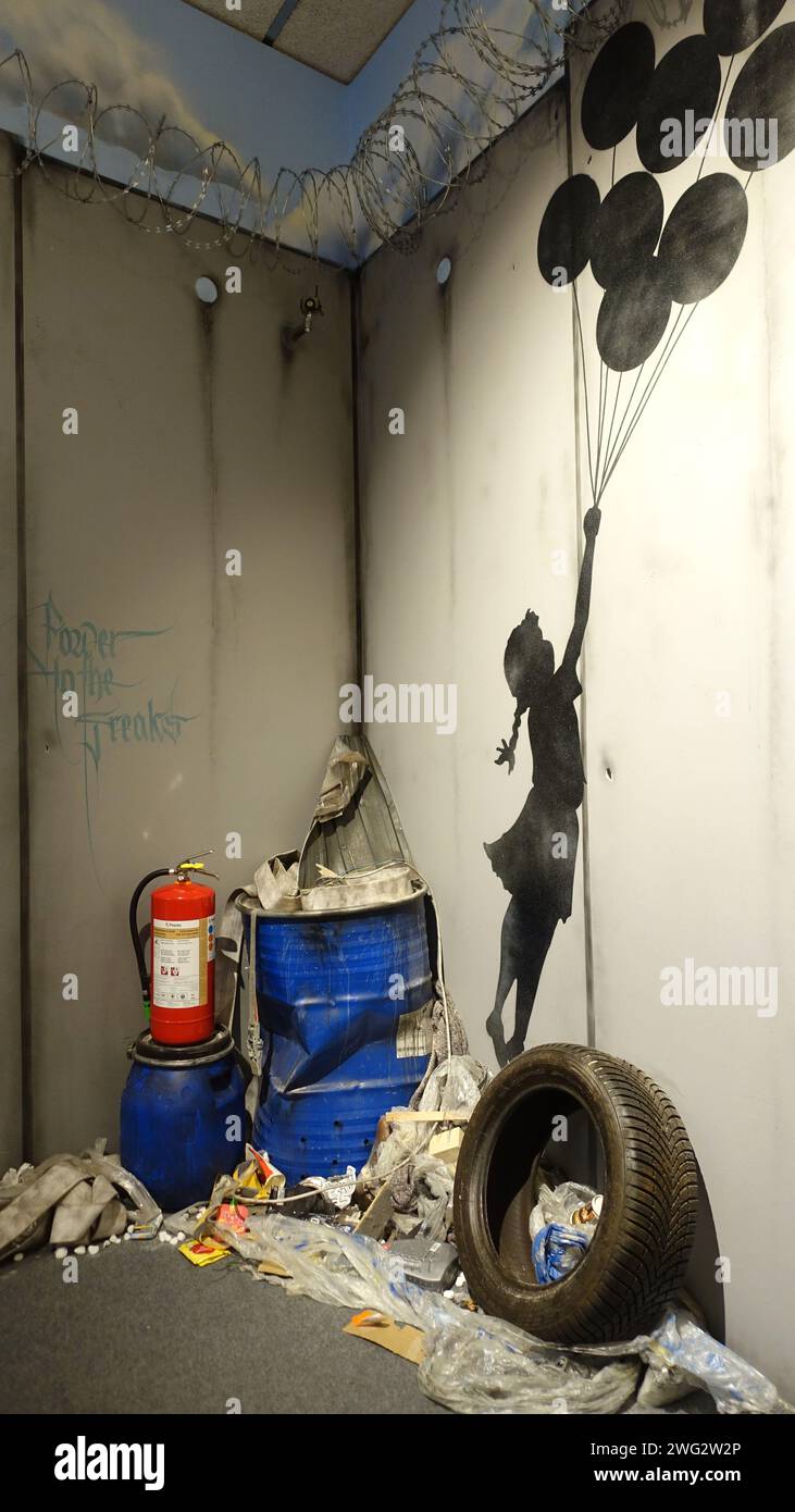 Stockholm, Sweden, December 29 2023. Art exhibition. The mystery of ...