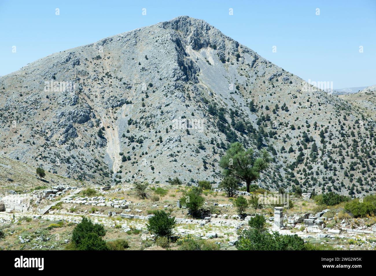 The view of Alexander the Great Hill named after he was overlooking ...