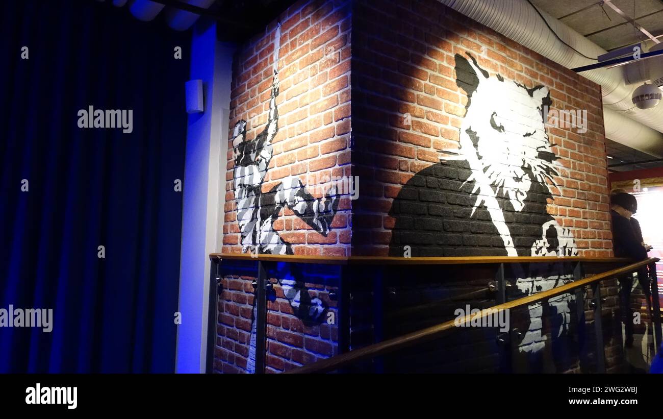 Stockholm, Sweden, December 29 2023. Art exhibition. The mystery of ...