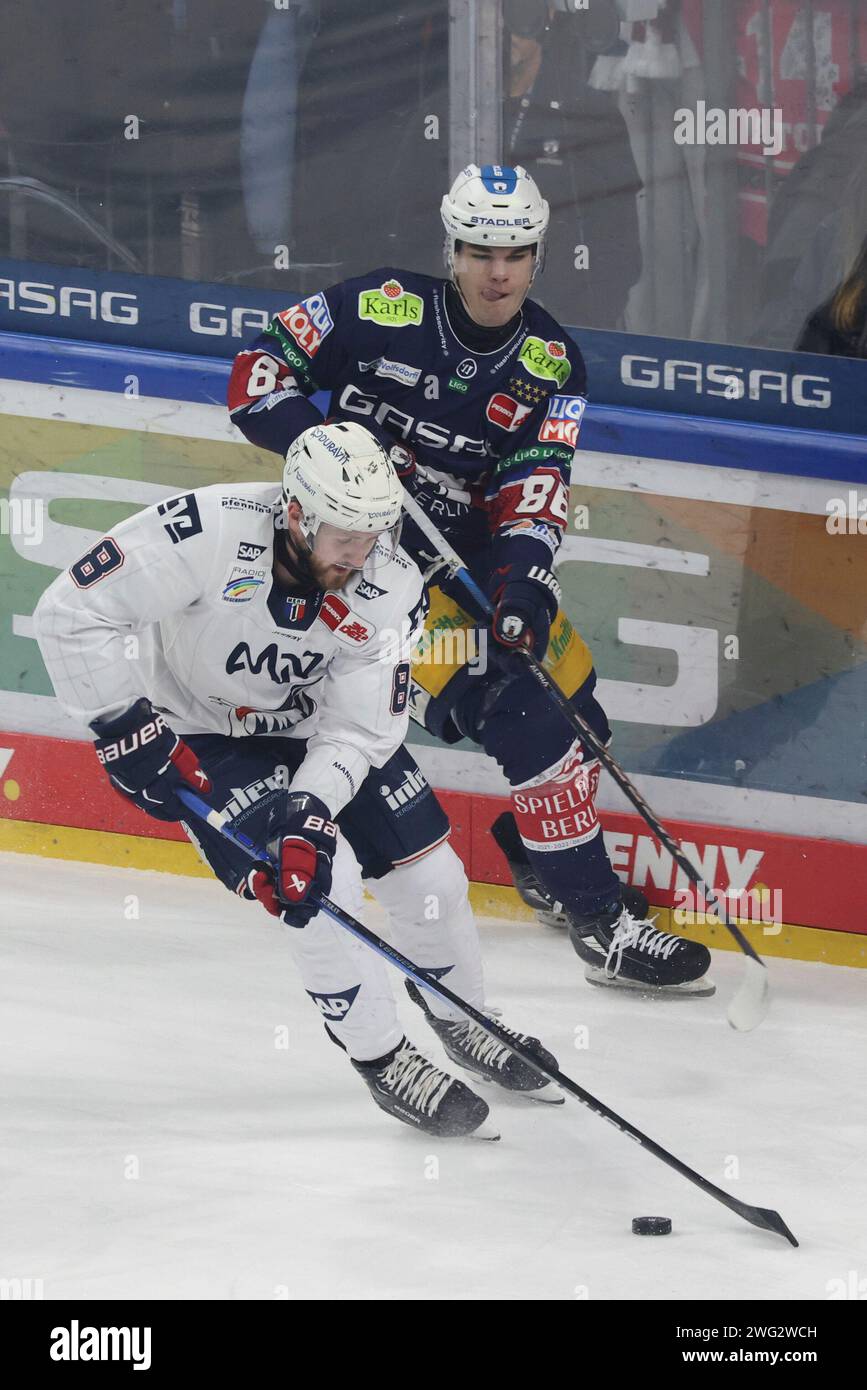 Berlin, Deutschland. 02nd Feb, 2024. 02.02.2024, Mercedes-Benz-Arena ...