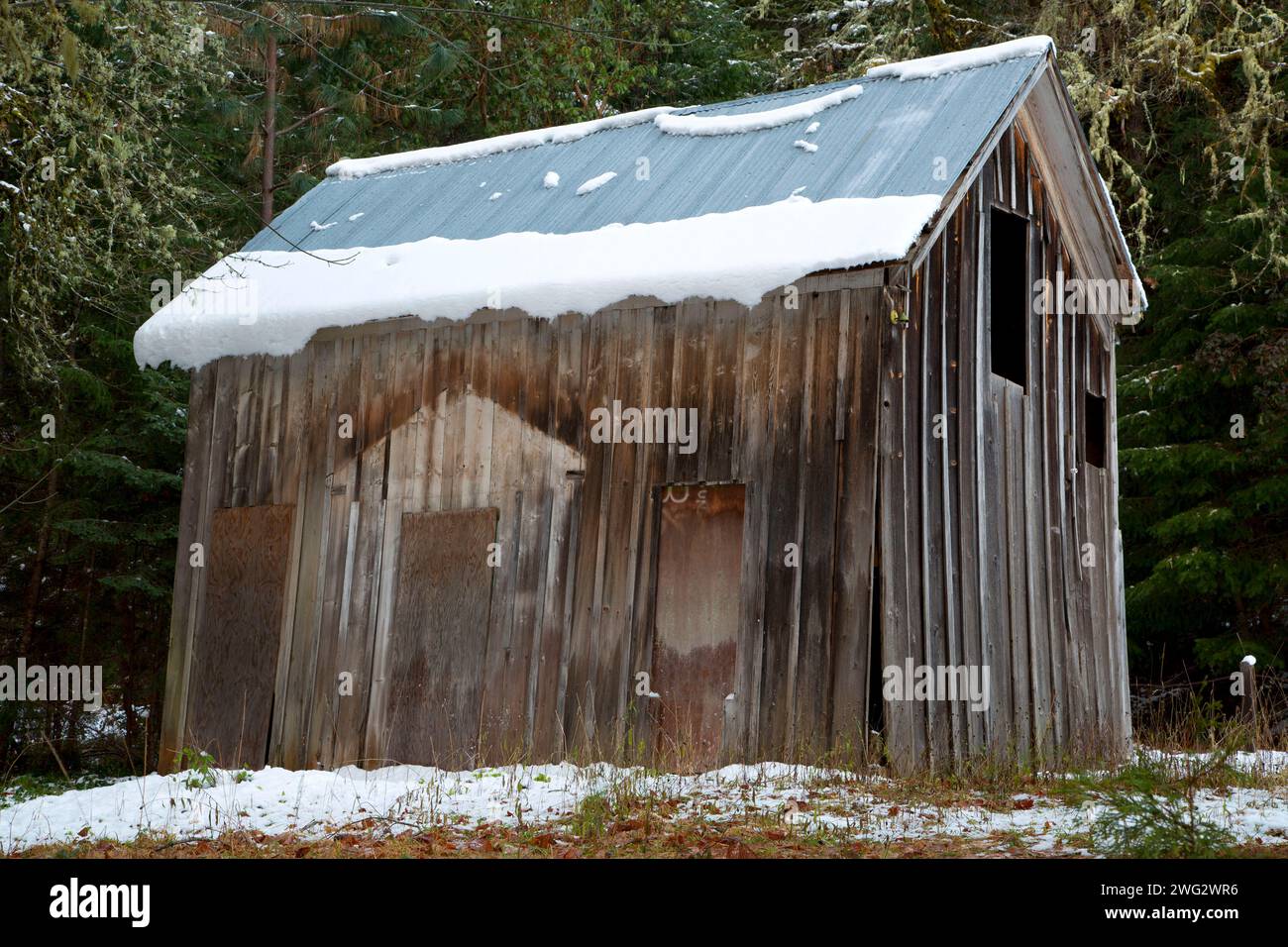 Rustic house, Golden State Park, Oregon Stock Photo - Alamy