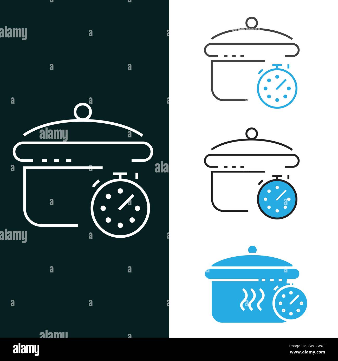 Cooking Time Vector illustration Icon Design Stock Vector Image & Art ...