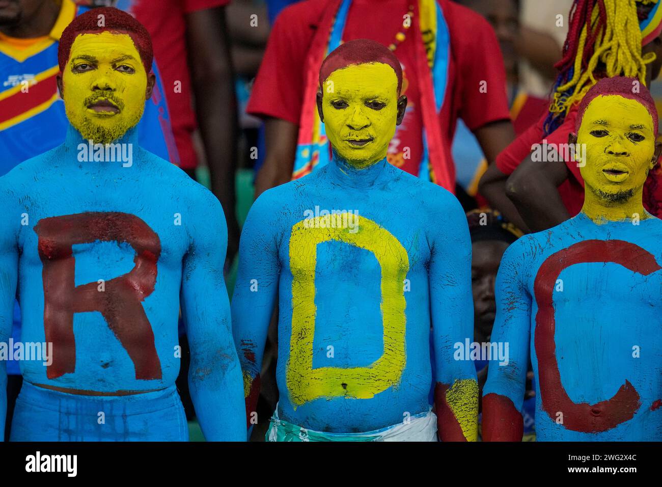 DR Congo fans prior the start of the African Cup of Nations quarter ...
