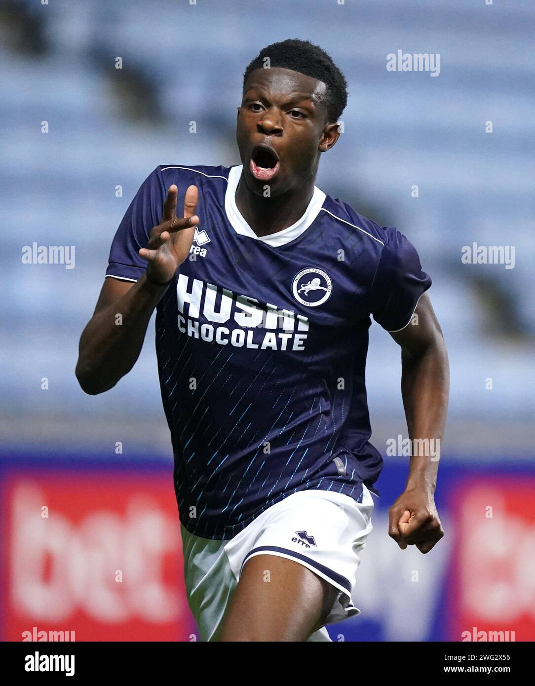 Millwall's Adedapo Olugbodi during the FA Youth Cup fifth round match ...