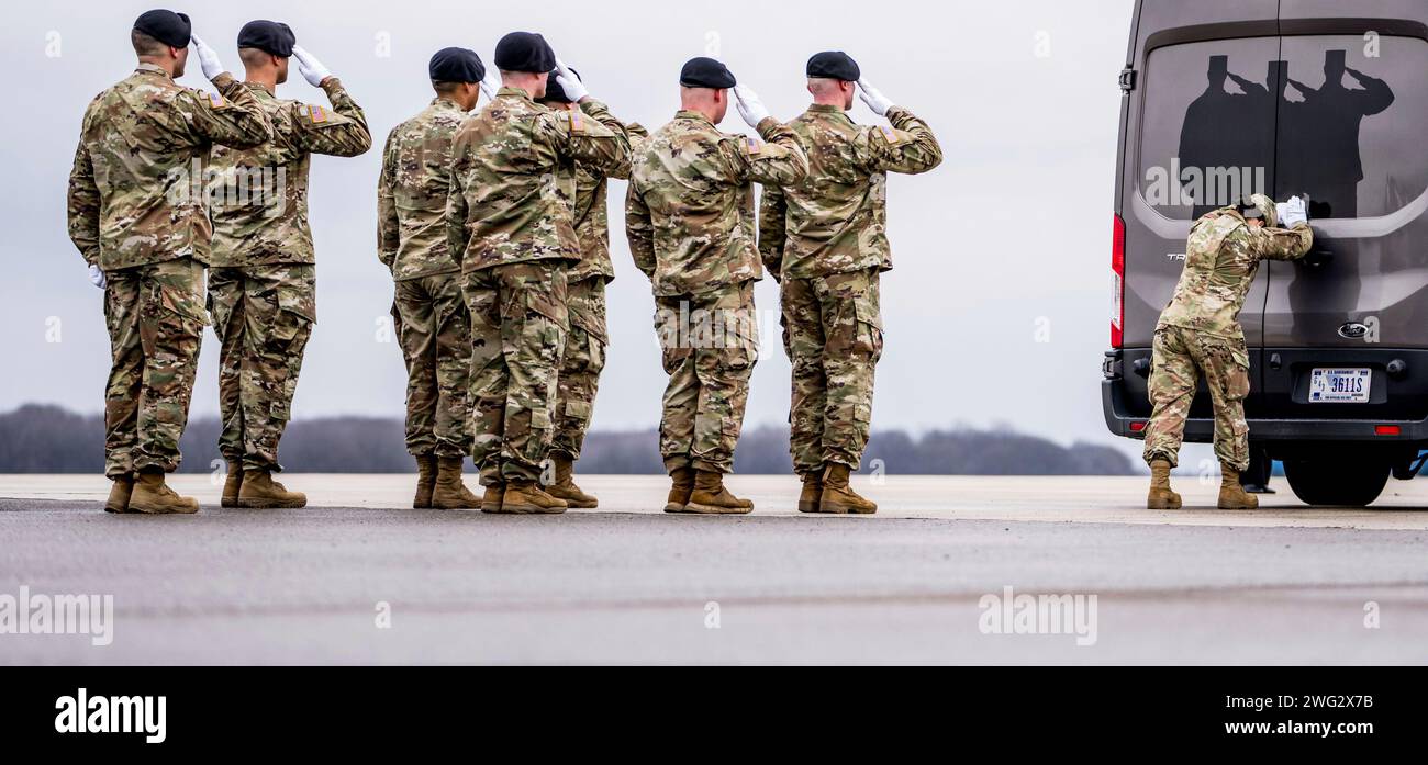 February 2, 2024, Dover, De, USA: Door Attendant Senior Airman ...