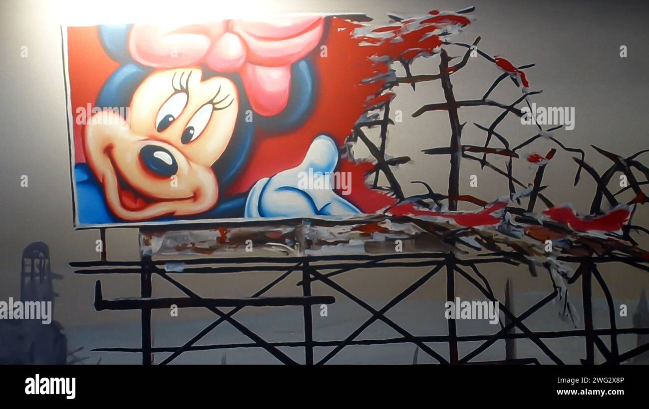 Stockholm, Sweden, December 29 2023. Art exhibition. The mystery of ...