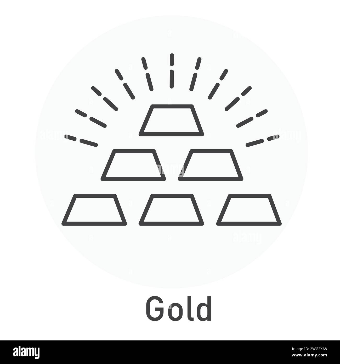 Gold Vector Illustration Icon Design Stock Vector Image & Art - Alamy