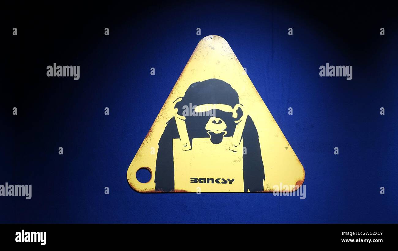 Stockholm, Sweden, December 29 2023. Art exhibition. The mystery of ...