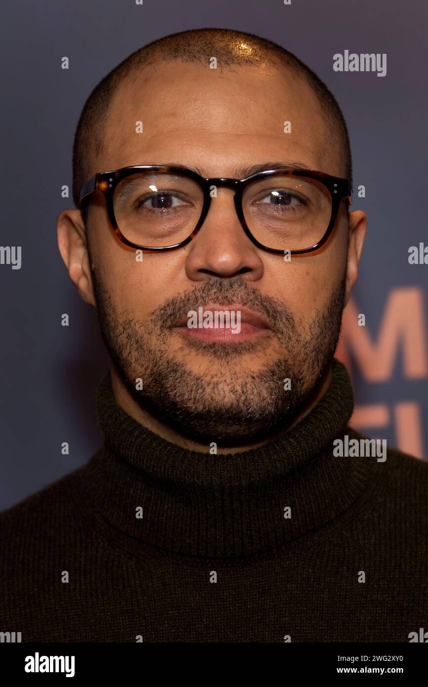Director Cord Jefferson poses for photographers ahead of a screening of ...