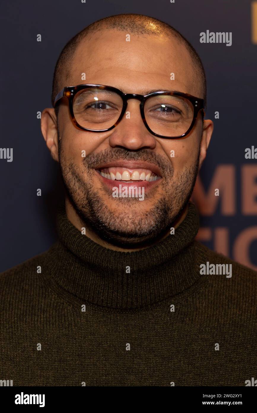 Director Cord Jefferson poses for photographers ahead of a screening of ...