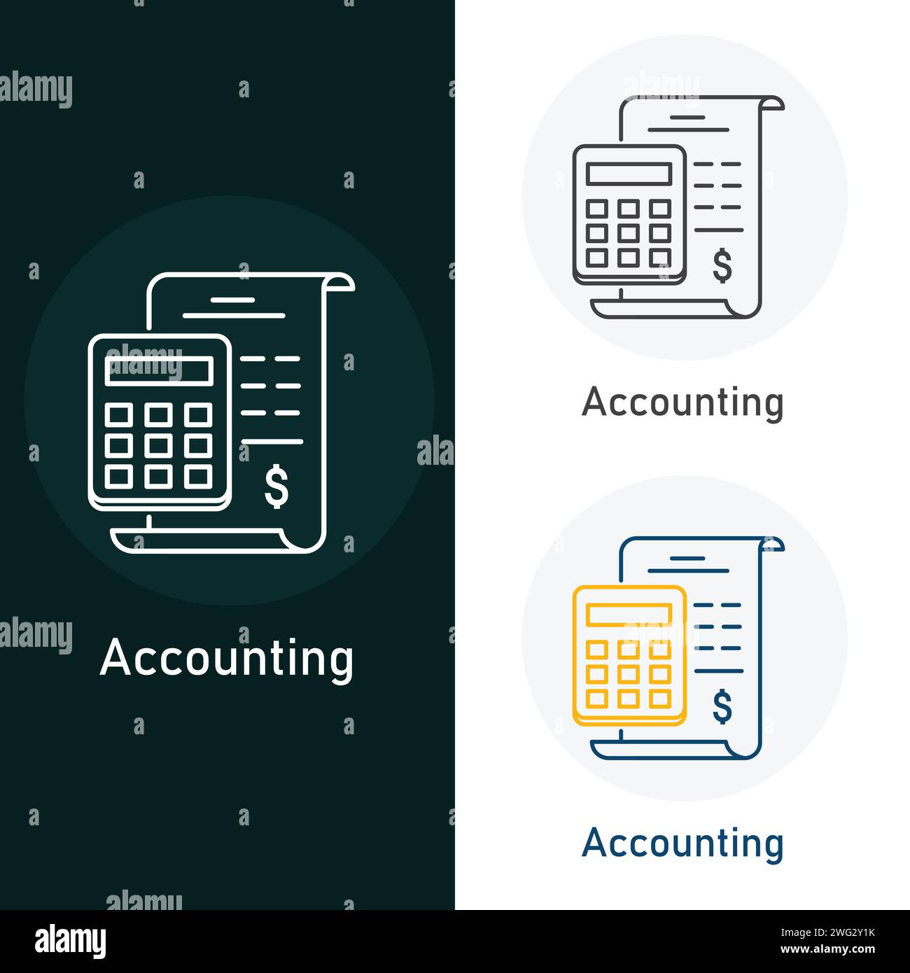 Balance sheet accounting payroll Stock Vector Images - Alamy