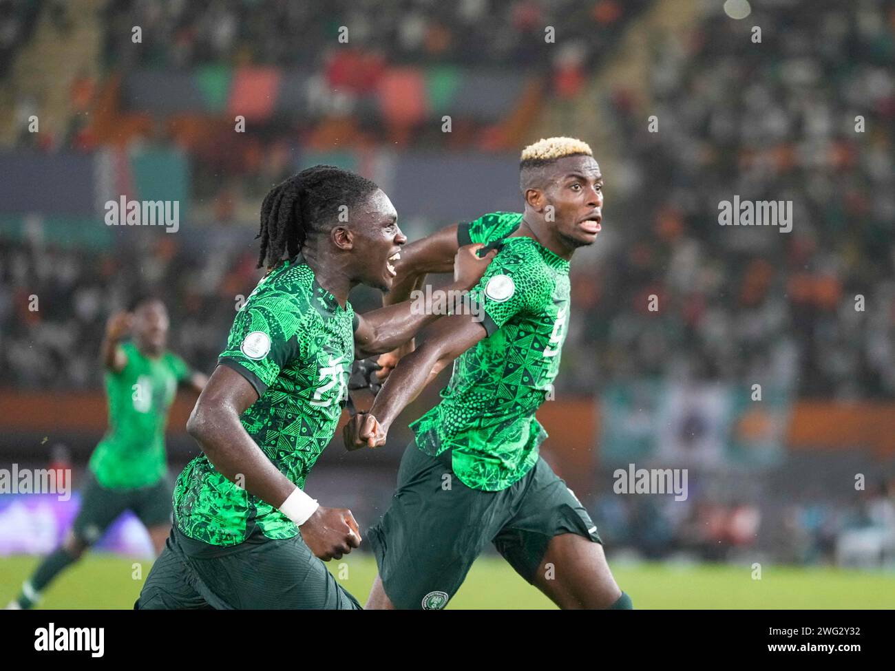 February 02 2024: Victor James Osimhen (Nigeria) celebrate during a ...