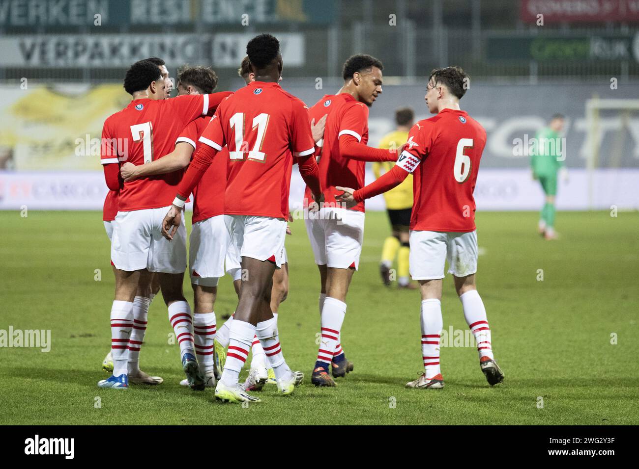 Venlo, Netherlands. 02nd Feb, 2024. VENLO, 2-2-2024, De Koel Stadium ...