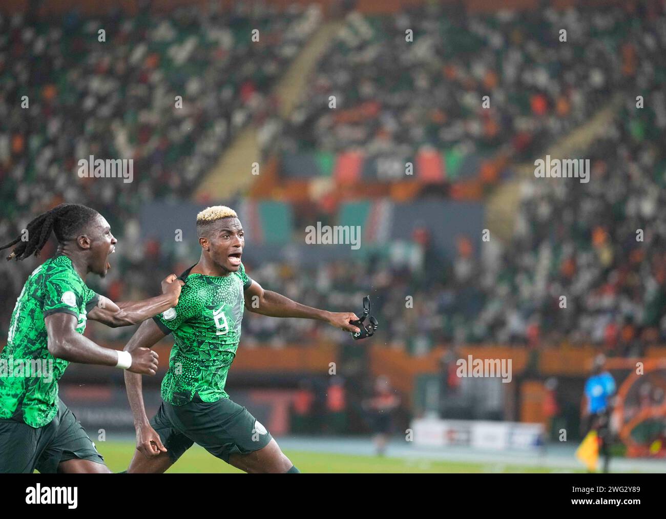 February 02 2024: Victor James Osimhen (Nigeria) celebrate during a ...