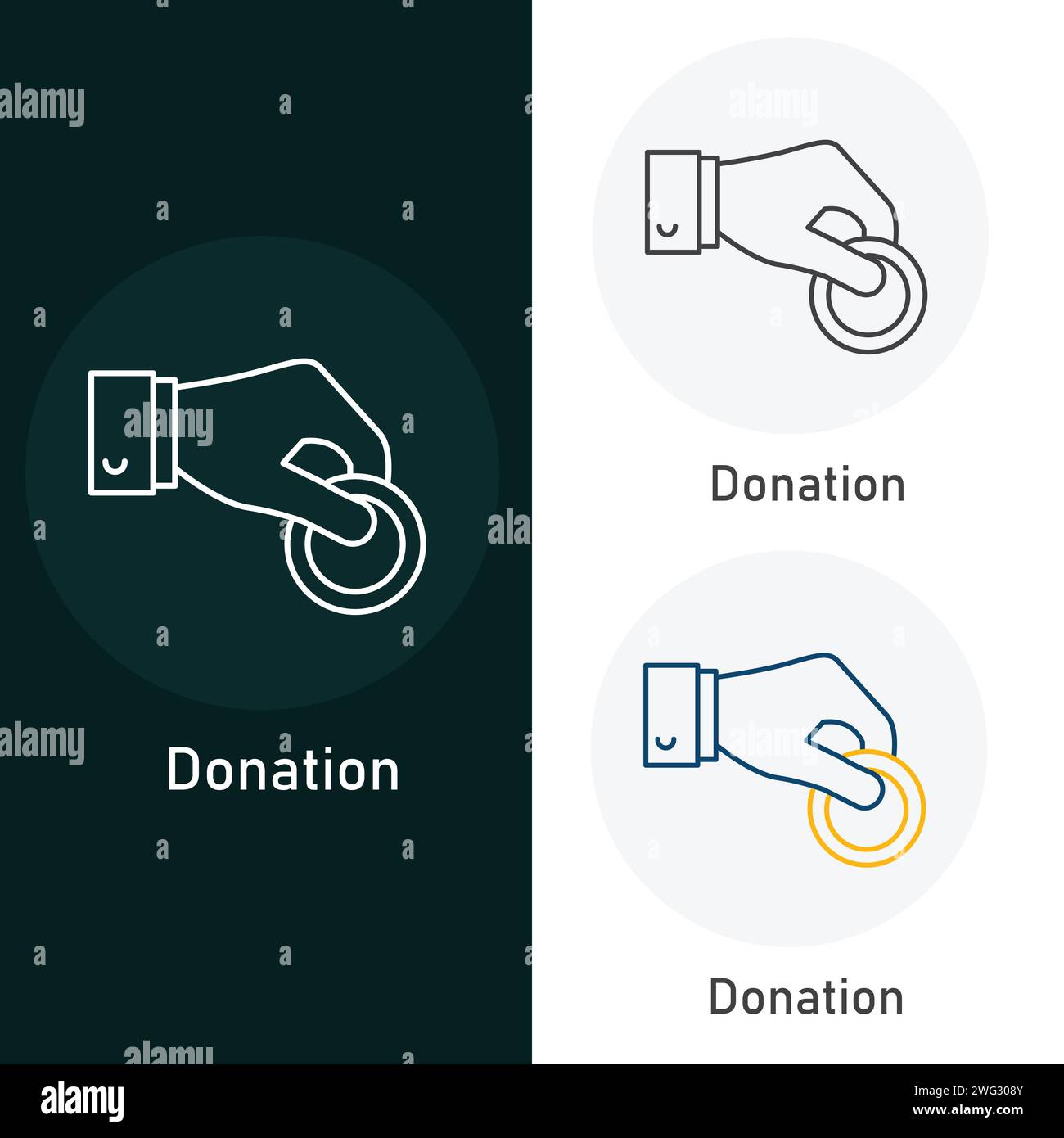 Charity fundraising Stock Vector Images - Alamy