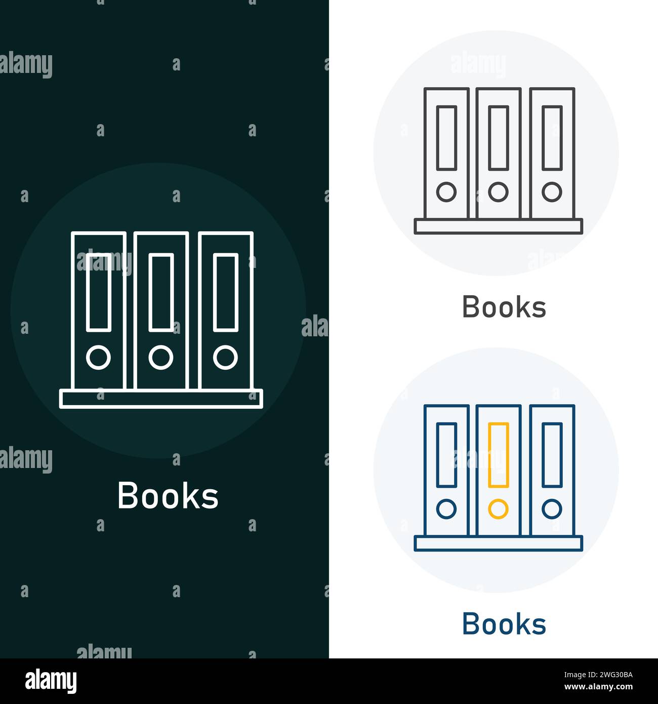 Books Vector Illustration Icon Design Stock Vector Image & Art - Alamy
