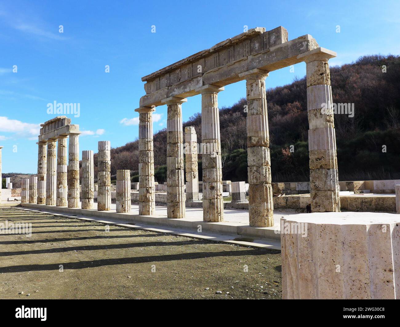 Ancient Macedonia Palace in AIges, Greece Stock Photo - Alamy