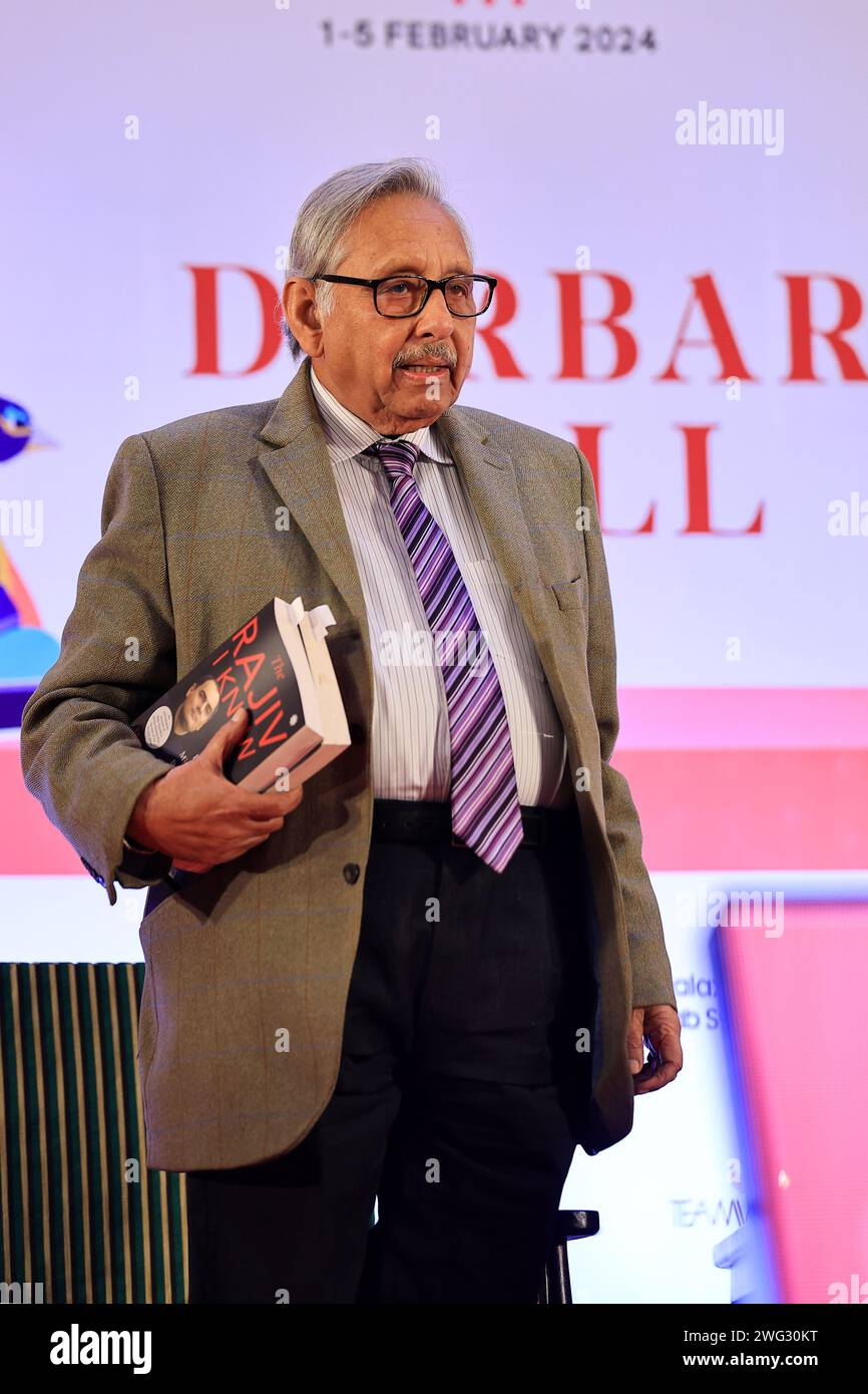 Jaipur, India. 02nd Feb, 2024. Congress Leader Mani Shankar Aiyar is ...