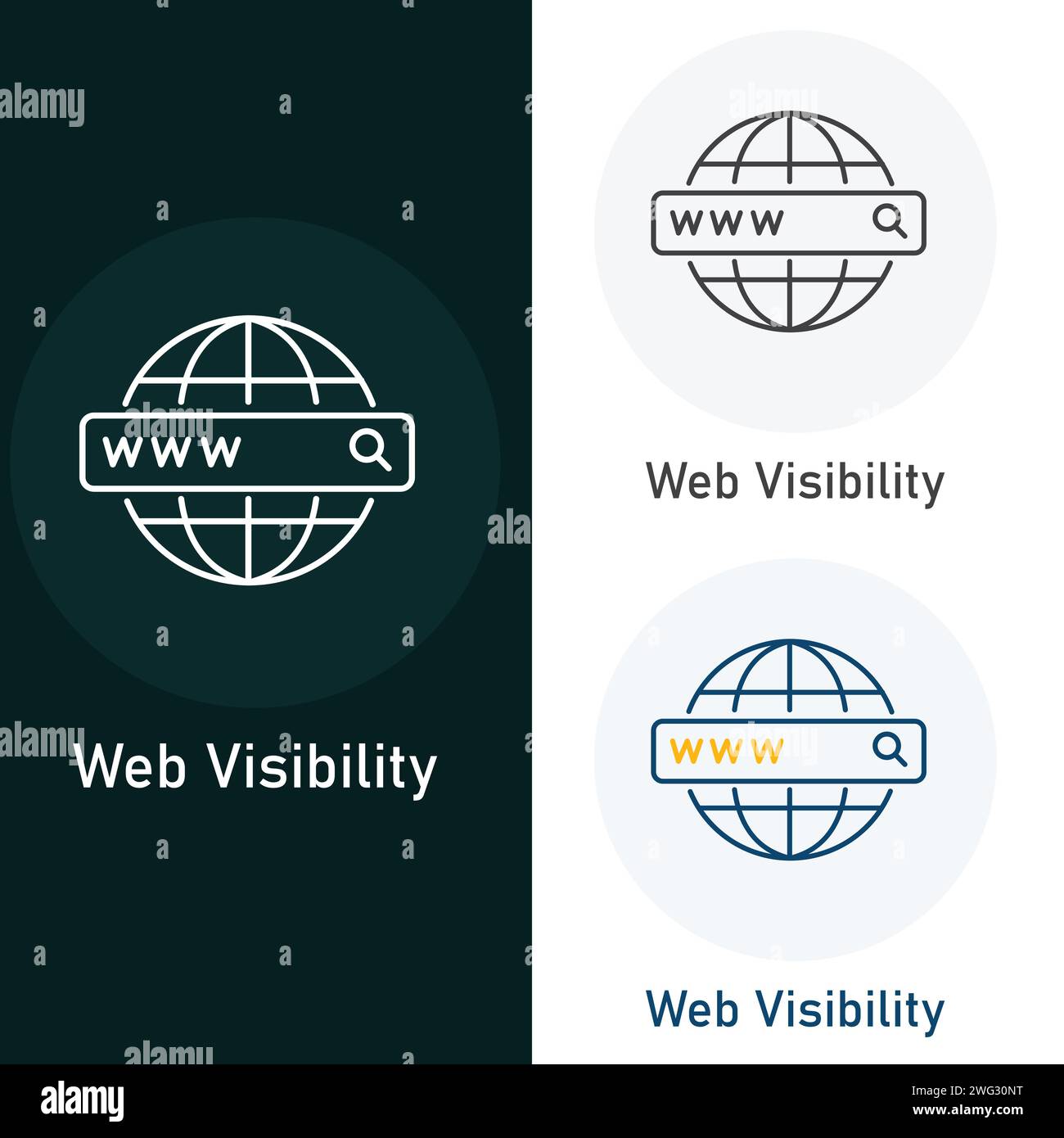 Visibility vector vectors hi-res stock photography and images - Alamy