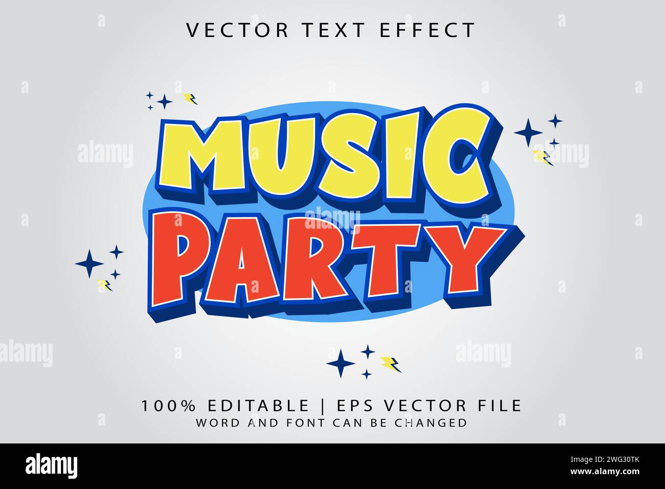 Text effect that can be edited 3D Cartoon template style premium vector ...