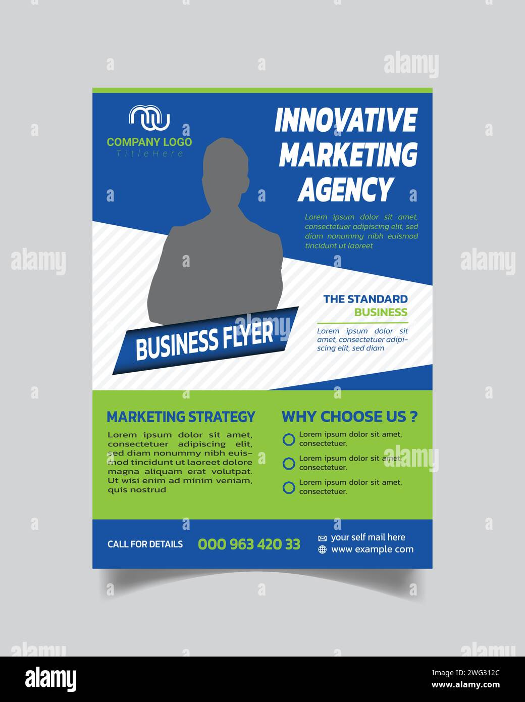 Elegant Innovative Business Flyer and Unique Leaflet Creative Business ...