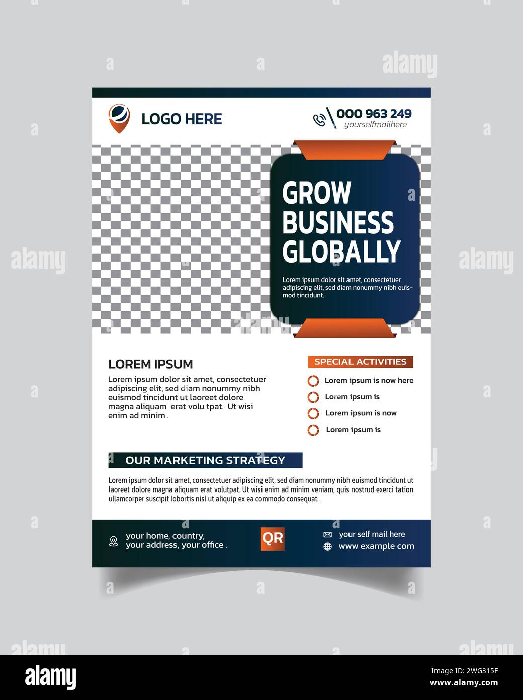 Premium Elegant Business Flyer and Trendy Leaflet Modern Business Flyer Design Stock Vector ...