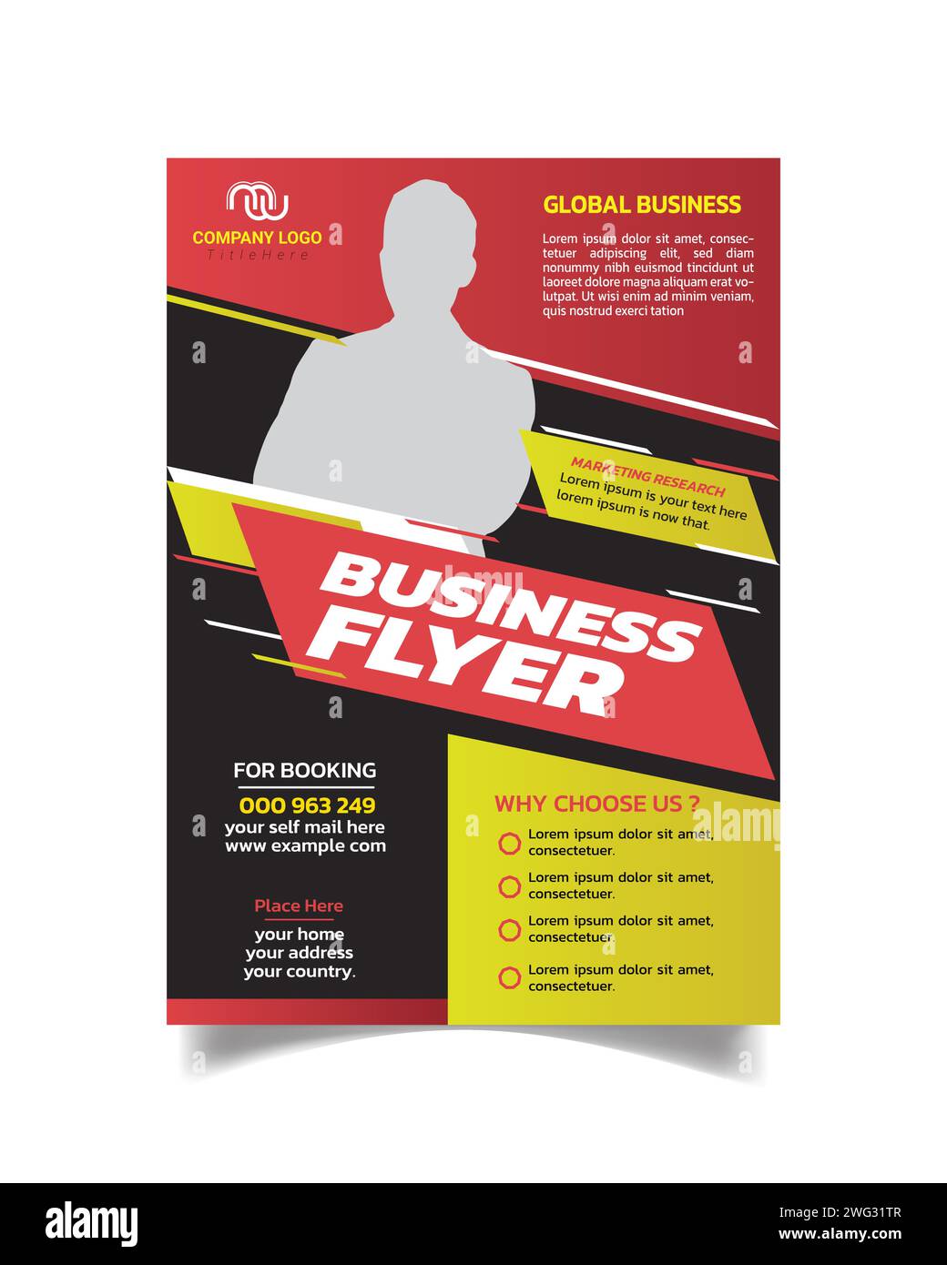 Modern Corporate Business Flyer and Unique Leaflet Template Creative ...
