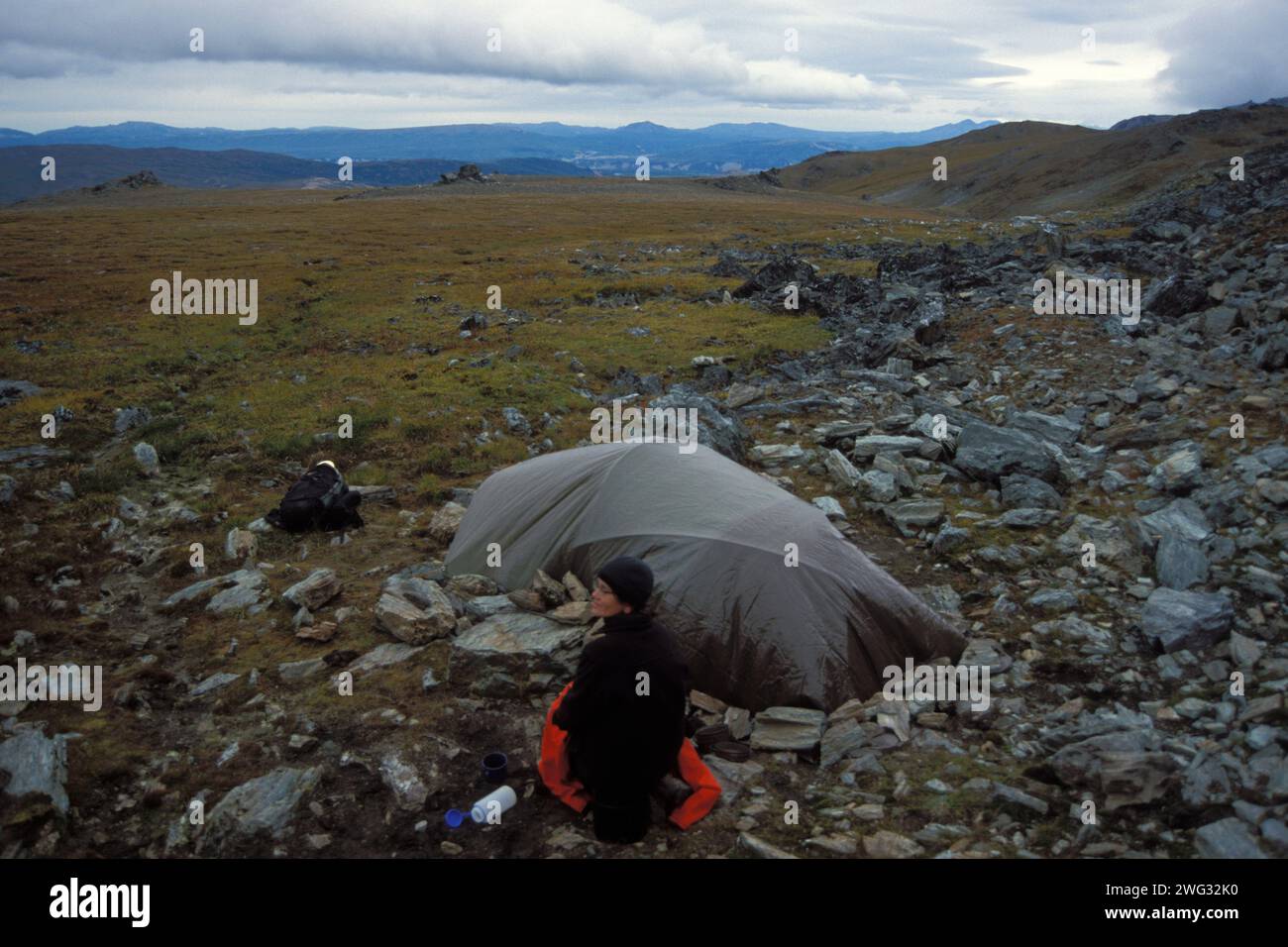 Interior alaska tent camping hi-res stock photography and images - Alamy
