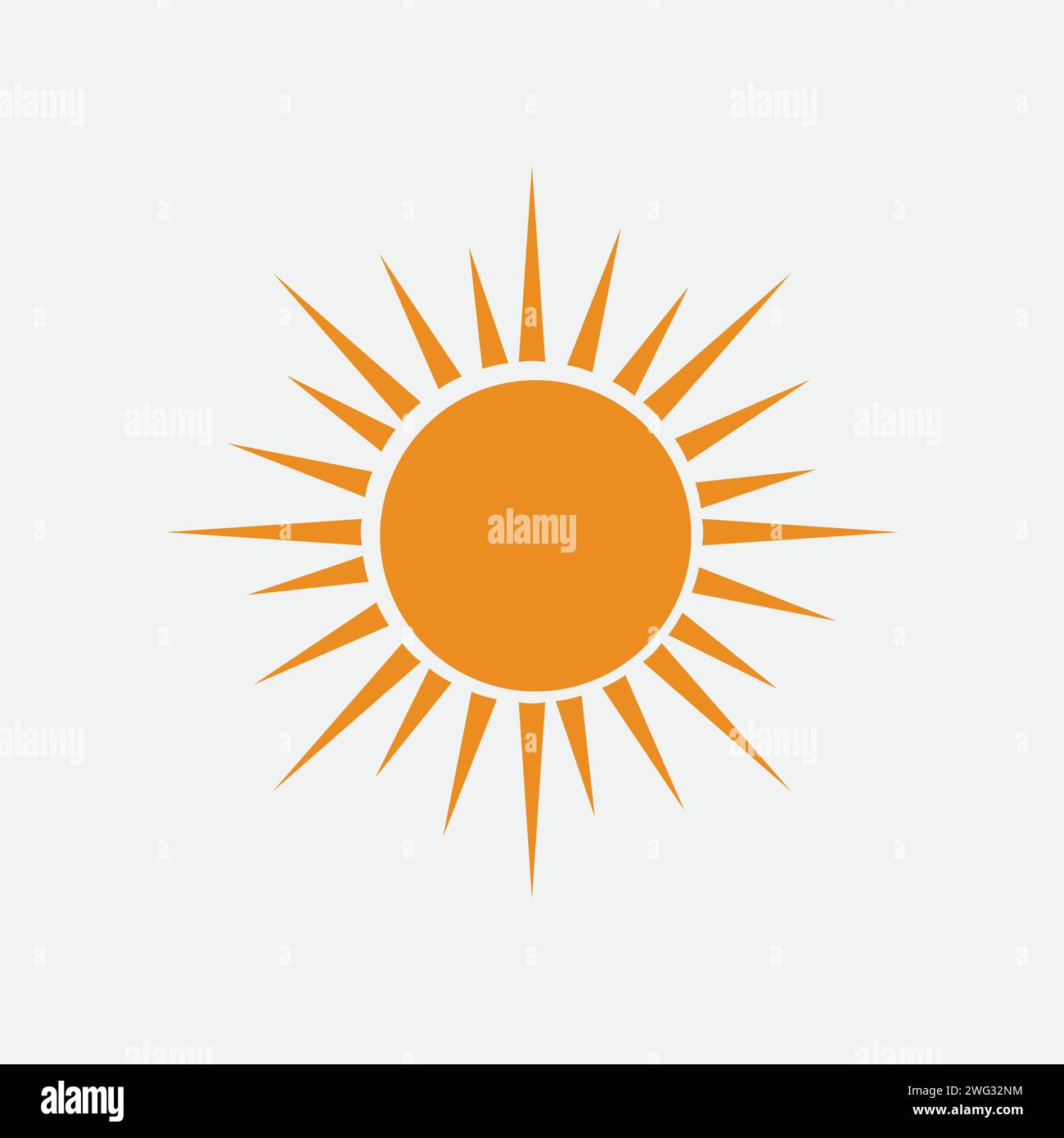 Sun vector logo concept illustration Stock Vector Image & Art - Alamy