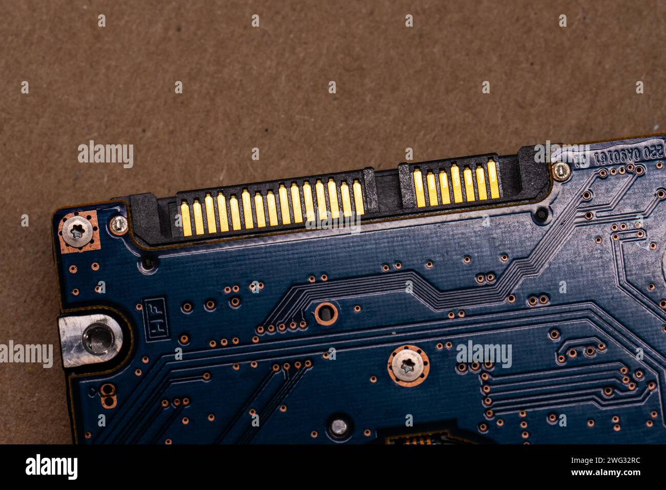 SATA connectors of a hard drive Stock Photo - Alamy