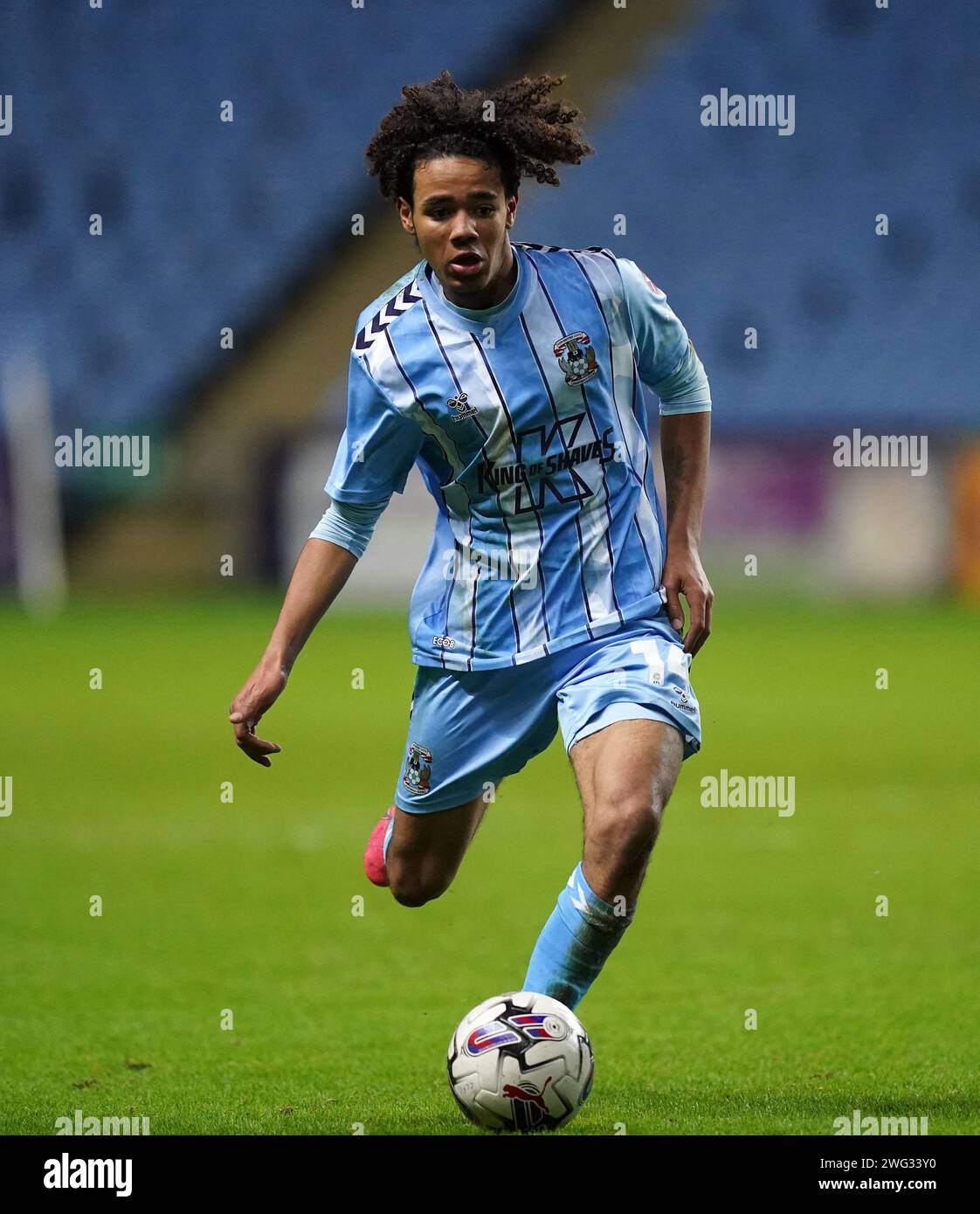 Coventry City's Jack James during the FA Youth Cup fifth round match at ...