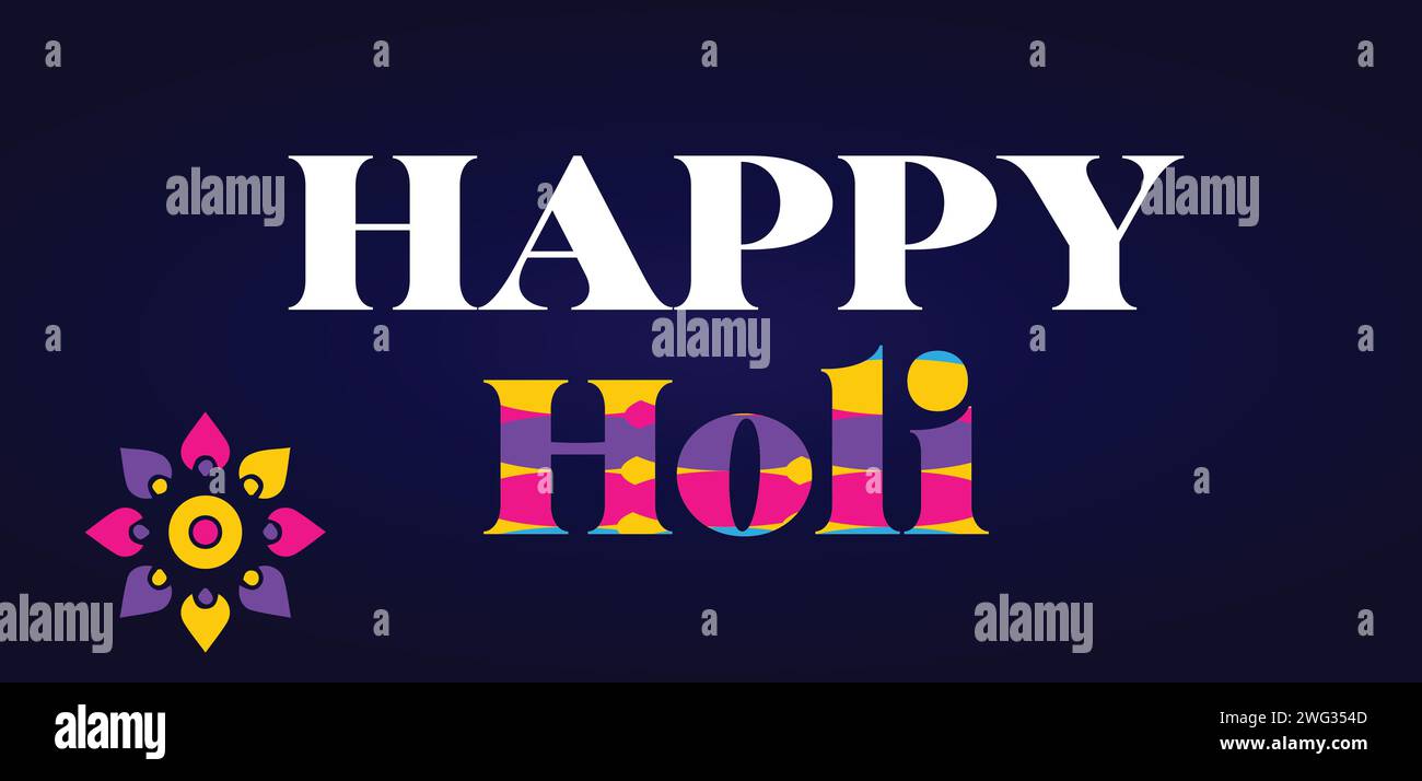 Happy holi wishes hi-res stock photography and images - Alamy