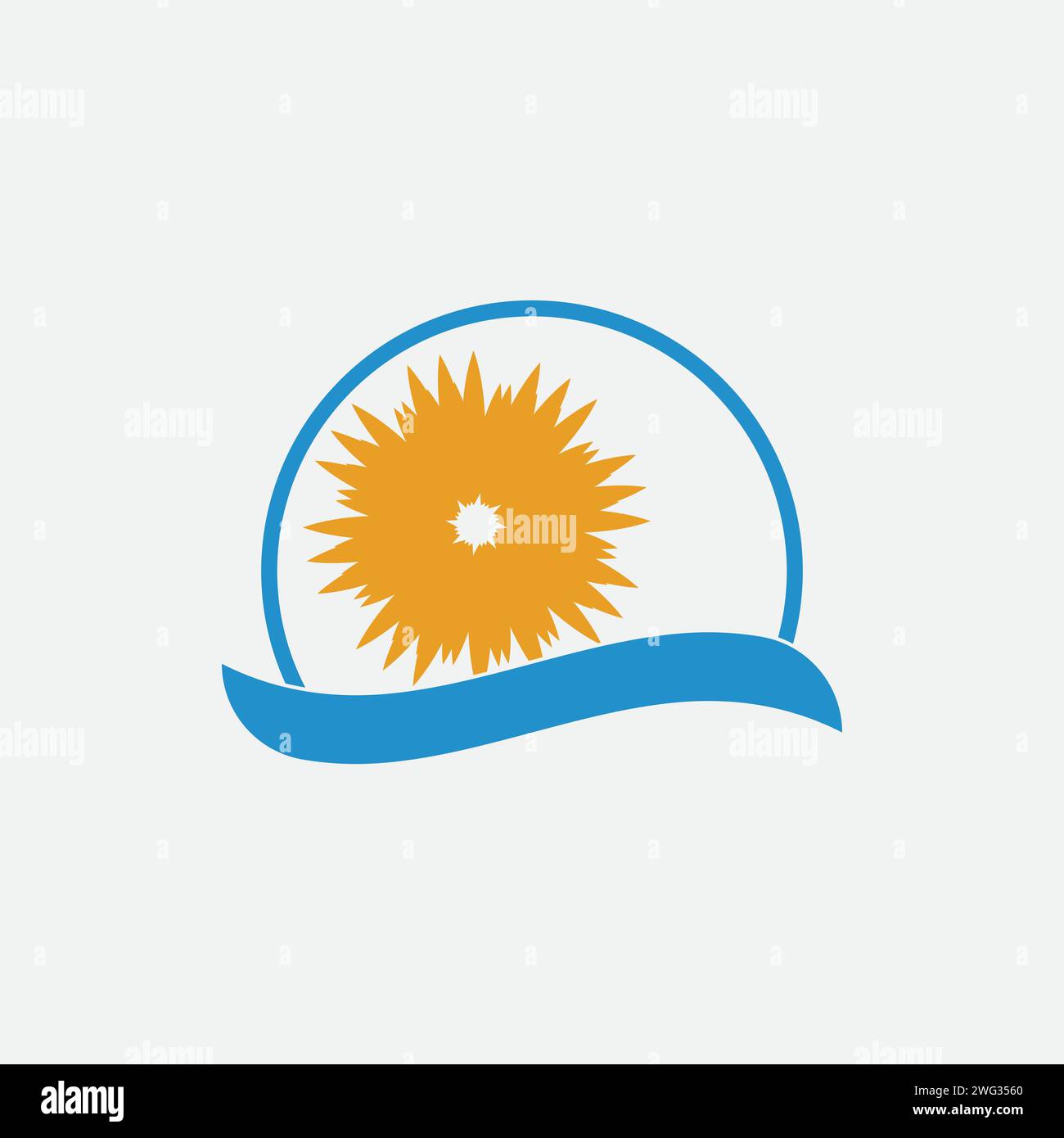 Sun vector logo concept illustration Stock Vector Image & Art - Alamy