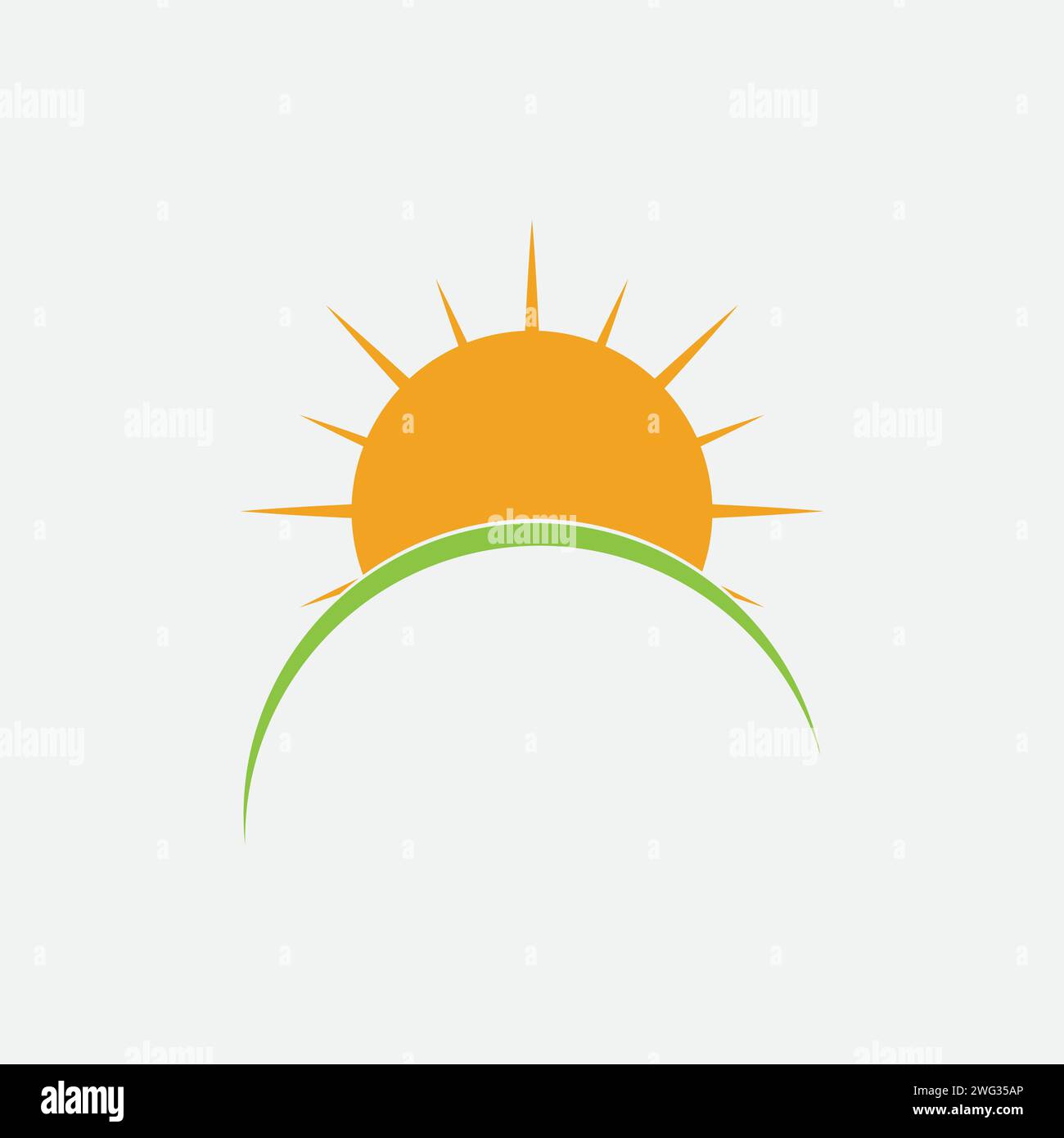 Sun vector logo concept illustration Stock Vector Image & Art - Alamy